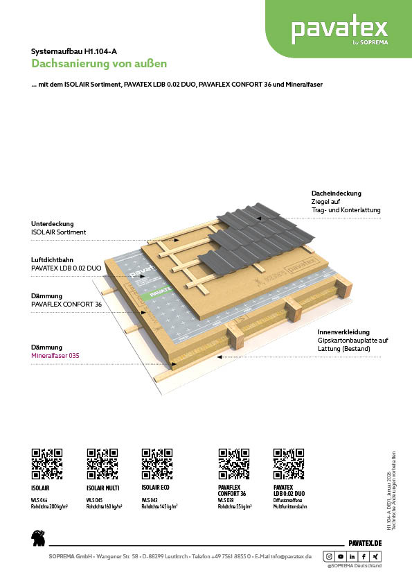 PAVATEX Systemfinder Details - PAVATEX